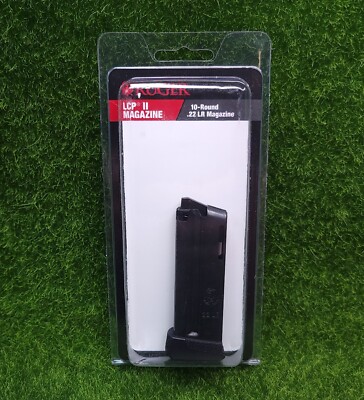 Ruger LCP II 10 Round OEM Magazine .22 LR Extended Polymer Base Plate ...