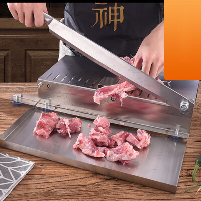Manual Control Meat Slicer Stainless Steel Frozen Meat Slicer Cutting ...