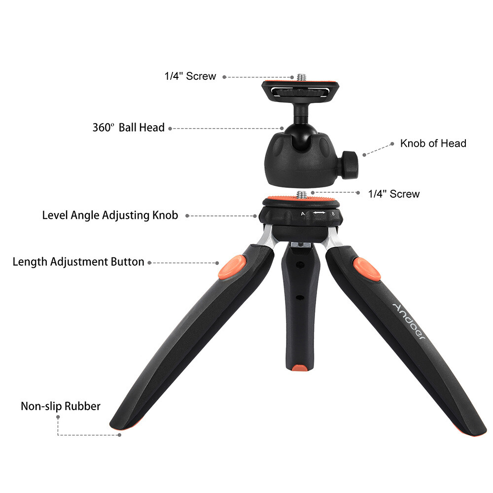 H20 Tabletop Tripod Portable Foldable Tripod Stand U5C6 | eBay Australia