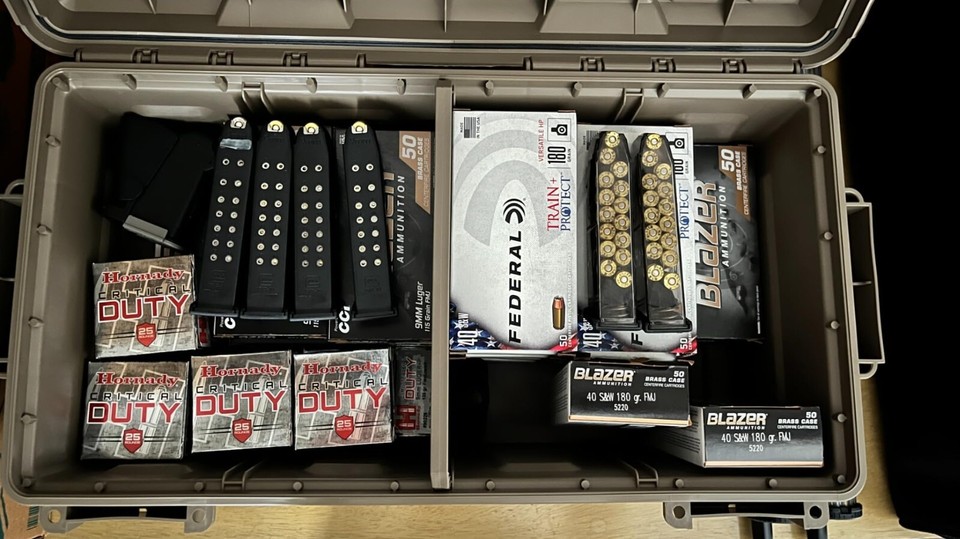 MTM Ammo Crate With Divided Storage Utility Box Stackable Large ...