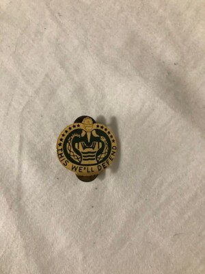 US Army Drill Instructor Unit Crest Insignia DUI Pin THIS WE'LL DEFEND ...