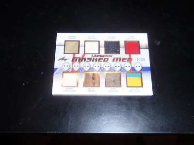 2020 LEAF HOCKEY-ULTIMATE MASKED MEN-8 UNIFORM RELICS-# 2/20-8 TIMES AS ...