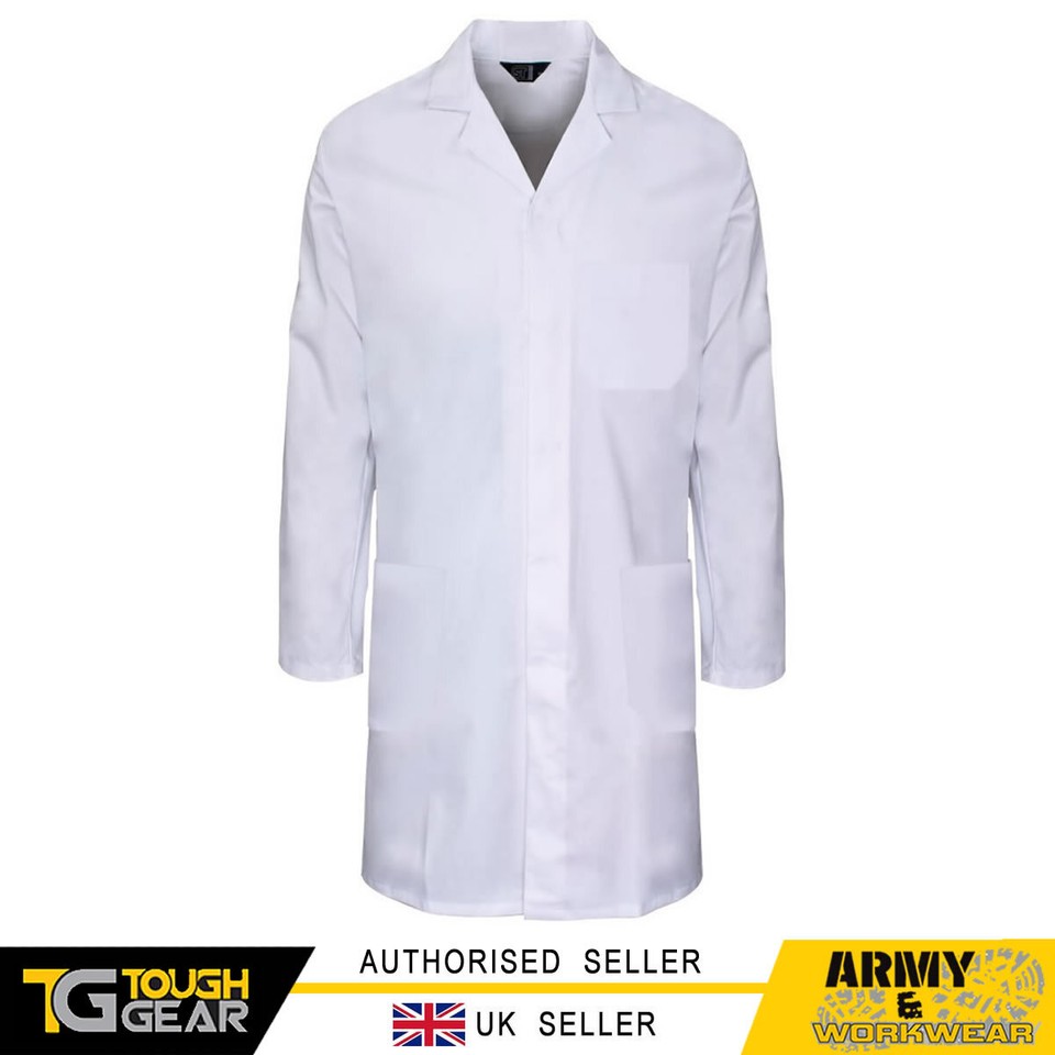 Lab Coat / Laboratory / Warehouse Workwear Overall Doctors Students Lab ...