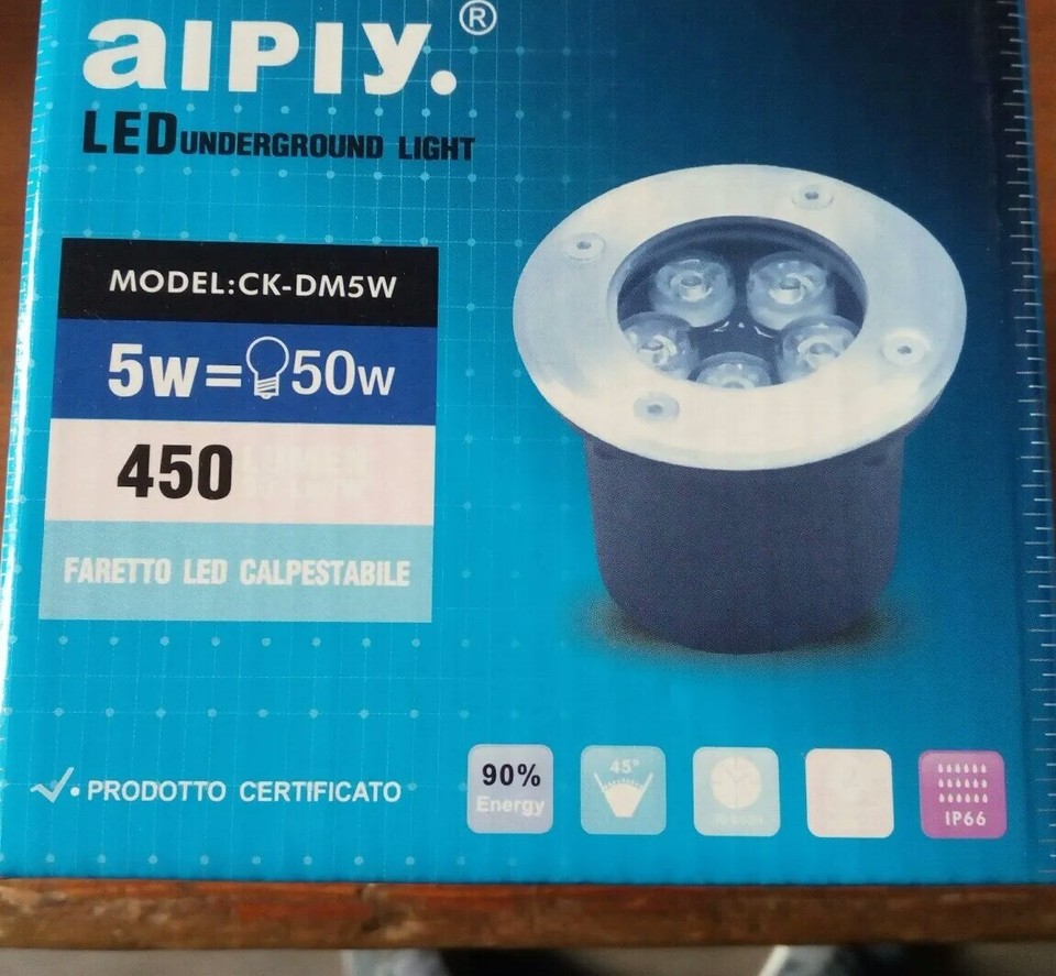 LED Round Walkable Driveable Spotlight For Outdoor IP66 5W AIPIY | eBay