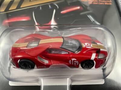 22067 AFX MEGA G PLUS FORD GT HERITAGE RED #16 HO SLOT CAR | eBay