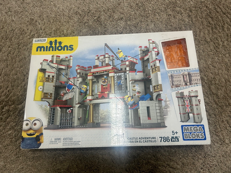 Mega Bloks Minions Castle Adventure NEW UNOPENED 2015 786 Pieces ...