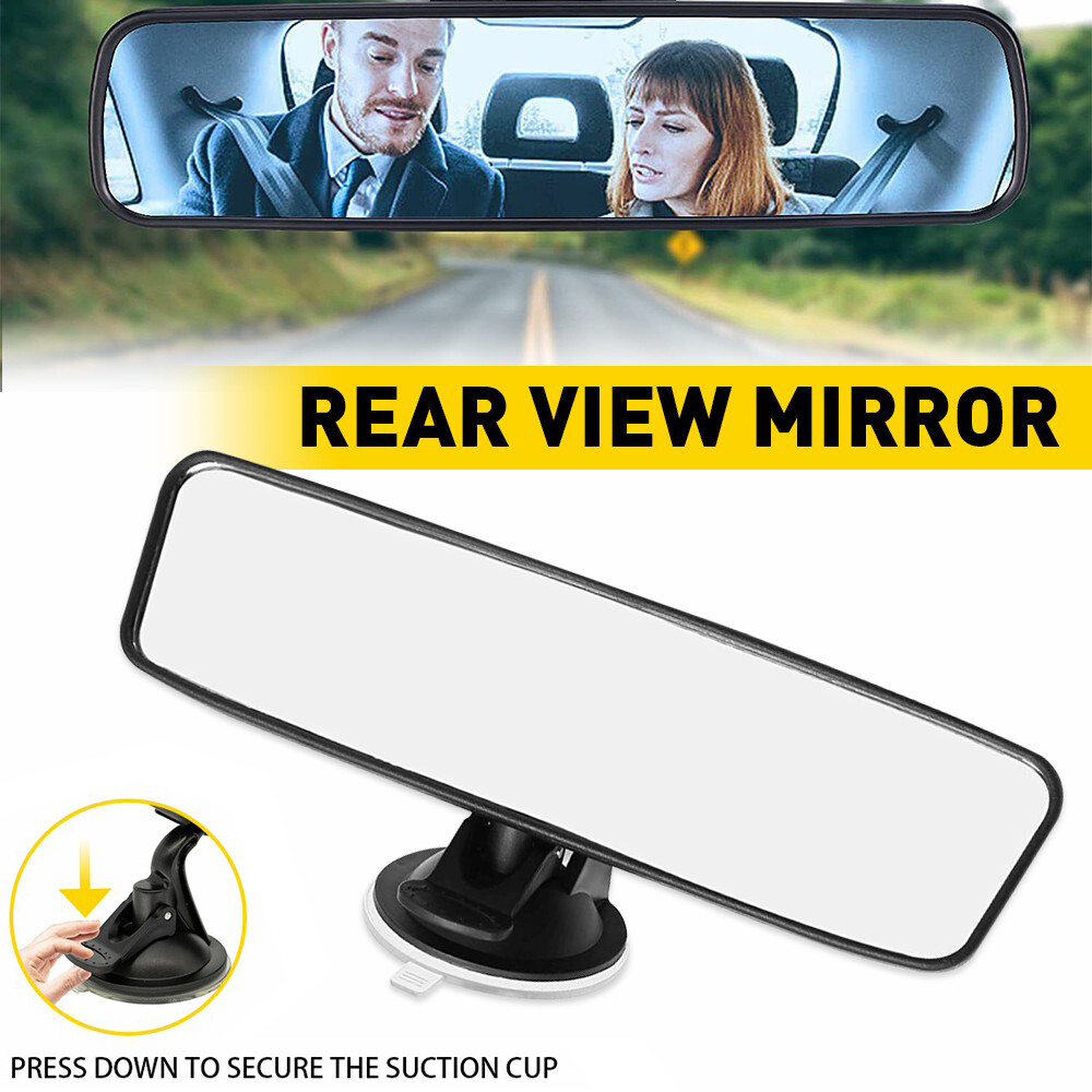 Car Truck Interior Rear View Mirror Wide Suction Cup Mirror Universal ...