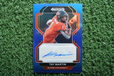 Tay Martin 2023 Panini Prizm Draft Picks Rookie Autographs Blue Prizm ...