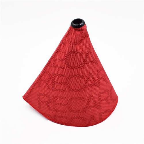 Racing Recaro Red Hyper Fabric Shift Boot Shift Knob Cover for ...