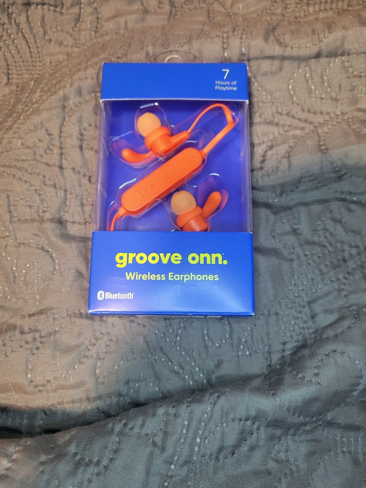 Groove+ONN+Wireless+Earphones+AAAORG100002887+Orange+Earbuds+GB for ...