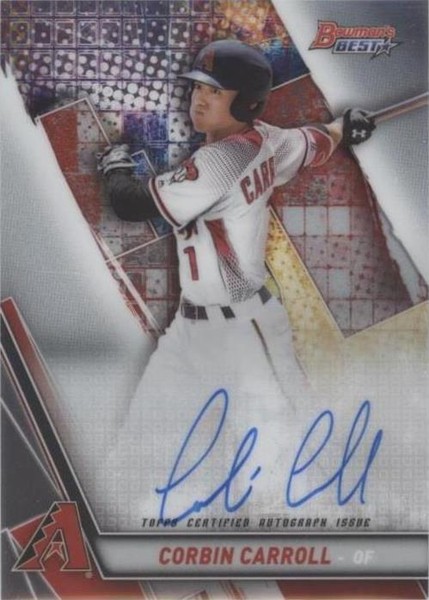 2019 Bowman's Best - Autographs #B19-CC Corbin Carroll (AU, RC) for ...
