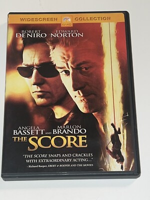 The Score (DVD, 2001, Widescreen) Robert De Niro Edward Norton Brand ...