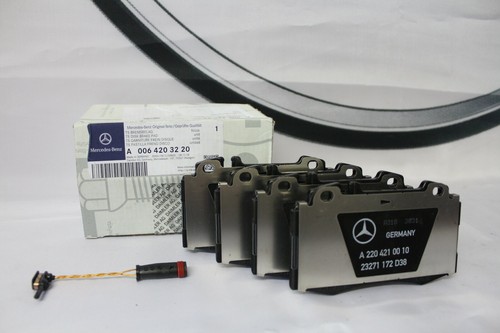 Genuine Mercedes-Benz W211 E-Class FRONT Brake Pads and Sensor ...