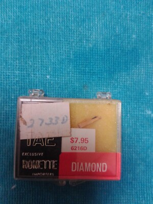 TAE RONETTE 6216D DIAMOND PHONO STYLUS f/ GE VR11 and 4G SERIES ...