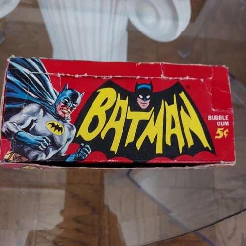 Batman 1966 topps Gumcard Box Great Shape | eBay