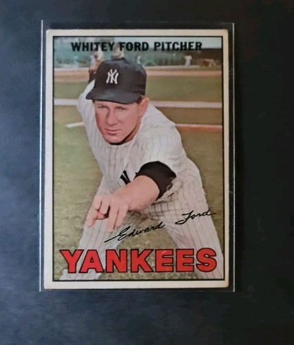 1967 Topps #160 Whitey Ford - HOF - New York Yankees | eBay