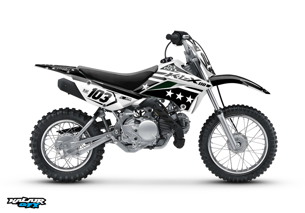 Kalair Gfx For Sale Kalair GFX Graphics Kit For Kawasaki KLX110 ...