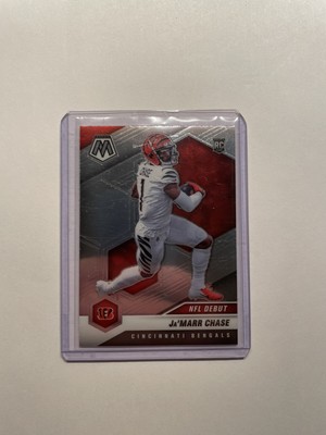 JaMarr Chase NFL Debut Rookie Card RC 2021 Mosaic Football Bengals #247 ...