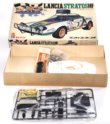 Rare Vintage Ikko Mokkei Lancia Stratos HF 1/32 Scale Wind-Up Model Kit ...