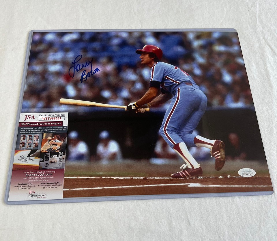 Lawrence Robert Bowa Phillies Signed Autographed 14x11 Photo JSA COA | eBay