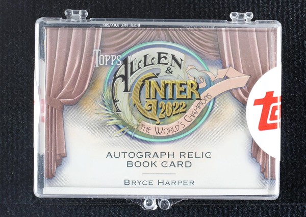 2022 Topps Allen & Ginter - Autographed Relic Book Cards #ARBC-BH Bryce ...