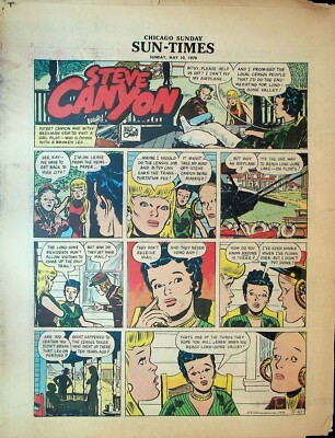 Chicago Sunday Sun-Times Comic Section May 10 1970 Steve Canyon Mary ...