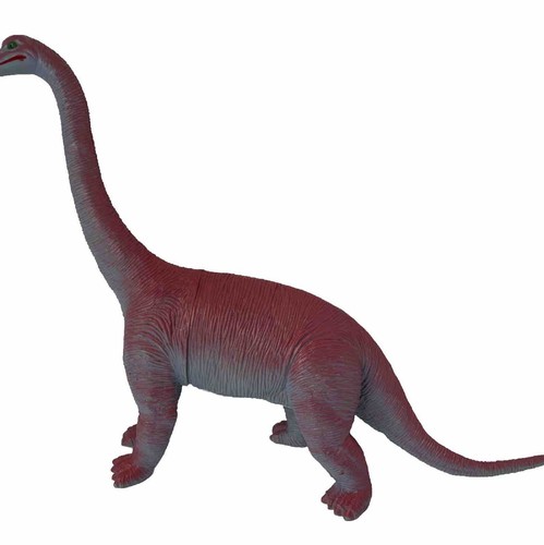 1999 Brachiosaurus Dinosaur Figure toy large Red Blue 10” X 13” | eBay