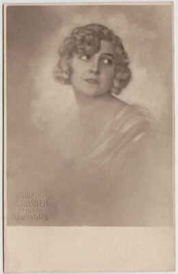 Echtes Original 1930er Jahre Grit Haid von Lotte Springer, gestempelt ...