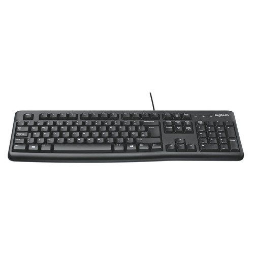 Logitech K120 Wired Keyboard for Windows, QWERTY US International ...