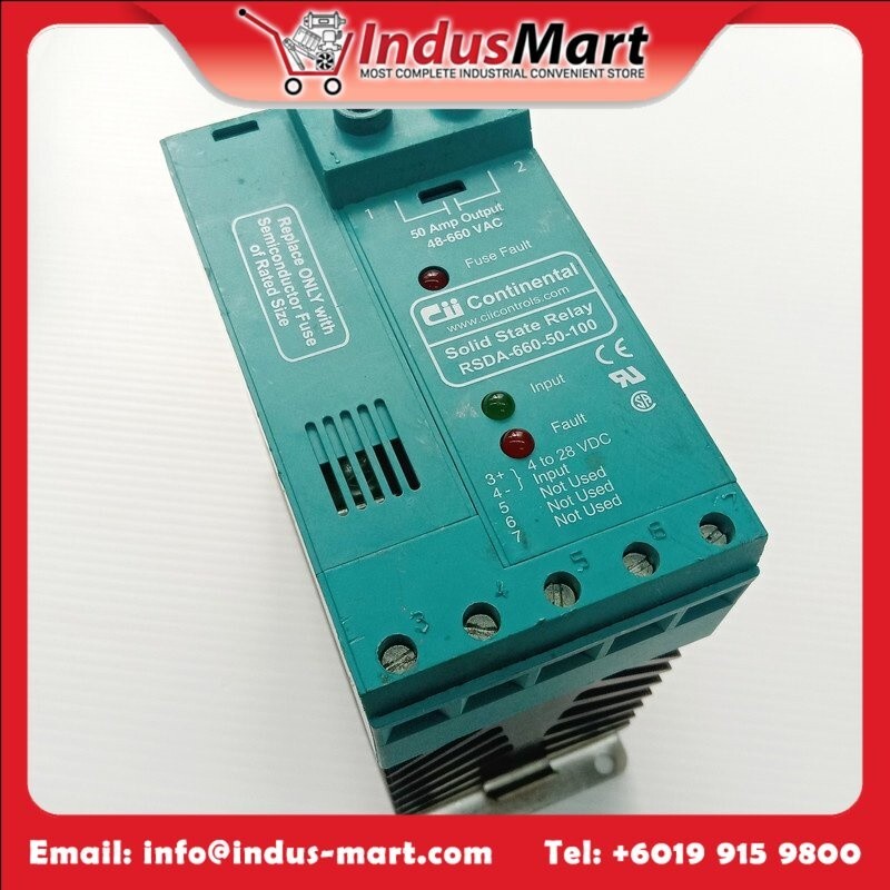 [Refurbish] CONTINENTAL RSDA-660-50-100 Solid State Relays - Industrial ...