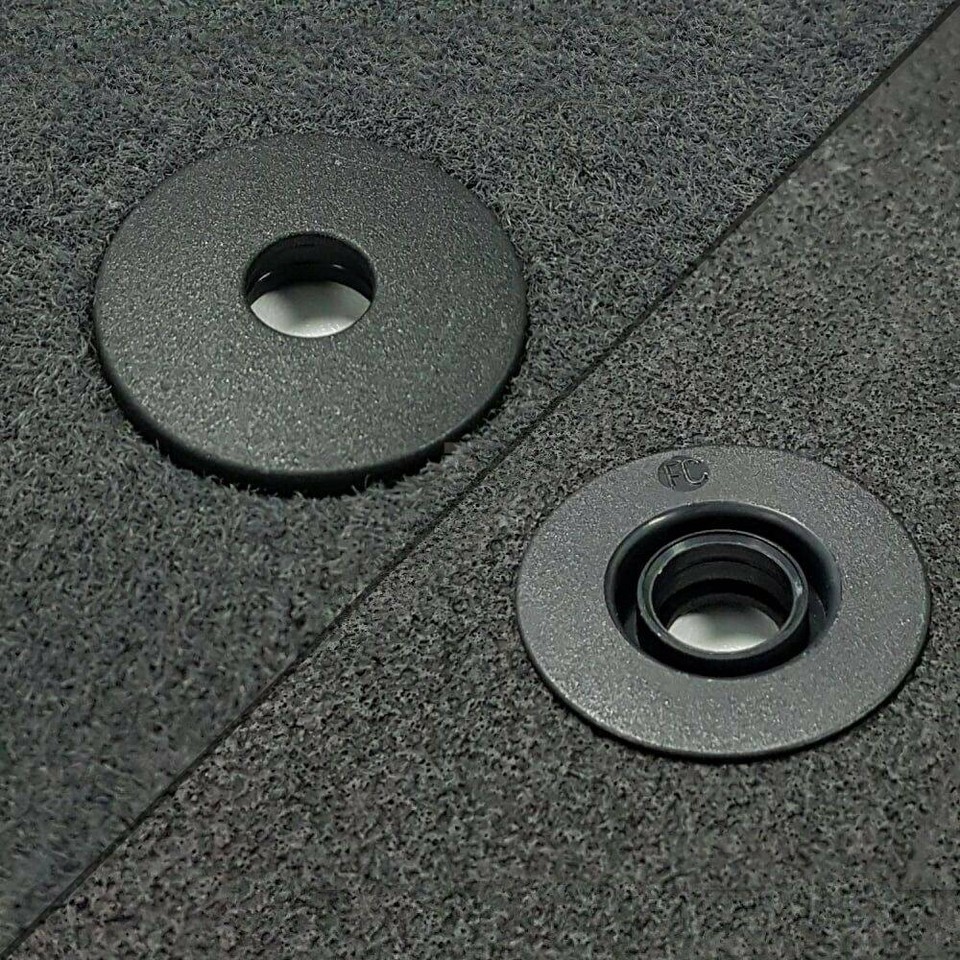4x FOR GM CHEVROLET FORD Floor Mat Retention Hold Down Fixing Clips ...