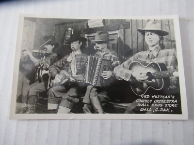 Ted Hustead's Cowboy Orchestra Wall Drug Store Wall, SD. Postcard | eBay