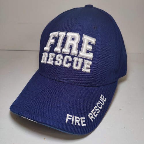 Navy Blue Fire Rescue Dept Department Fireman EMT EMS 3D Adjustable ...