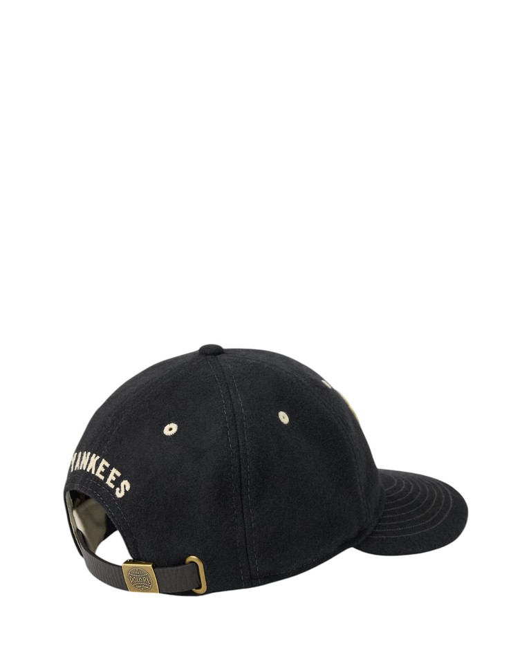 Polo Ralph Lauren Black NY Yankees New Era Retro 9FIFTY Strapback Hat ...