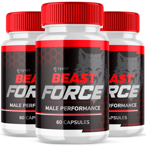 Beast Force Male Support Vitamin Max Strength Supplement for Men 180 ...