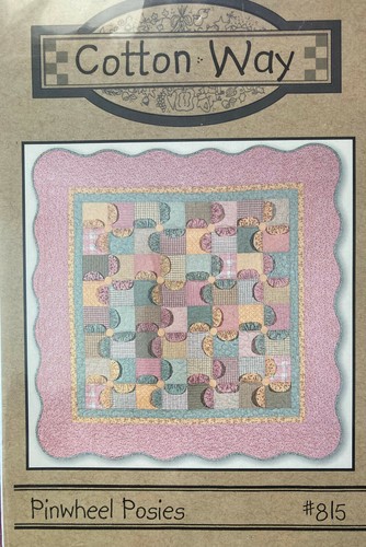 Quilt Pattern: "Pinwheel Posies" by Cotton Way | eBay