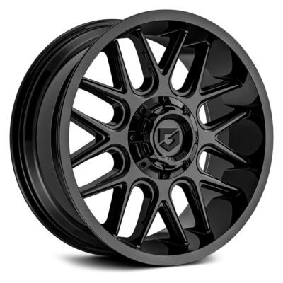 18 inch 18x9 Gear Off Road 771B Black wheels rims 8x180 +18 | eBay