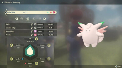 Alpha Clefable 🌟Shiny🌟 Normal 6IV Max Effort - Pokemon Legends Arceus ...