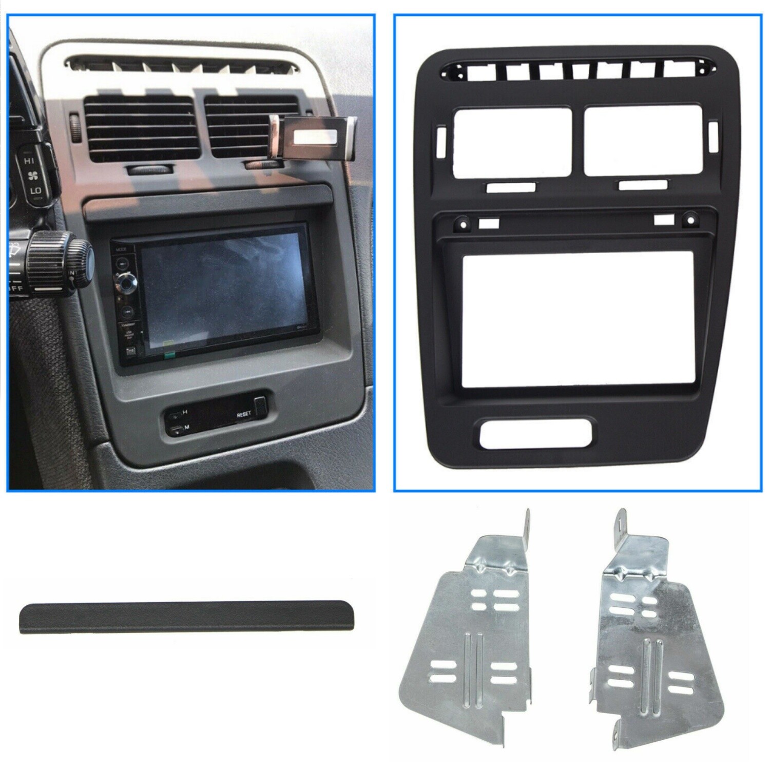 For 90-99 Nissan 300ZX Z32 Double Din Center Dash Console Instrument ...