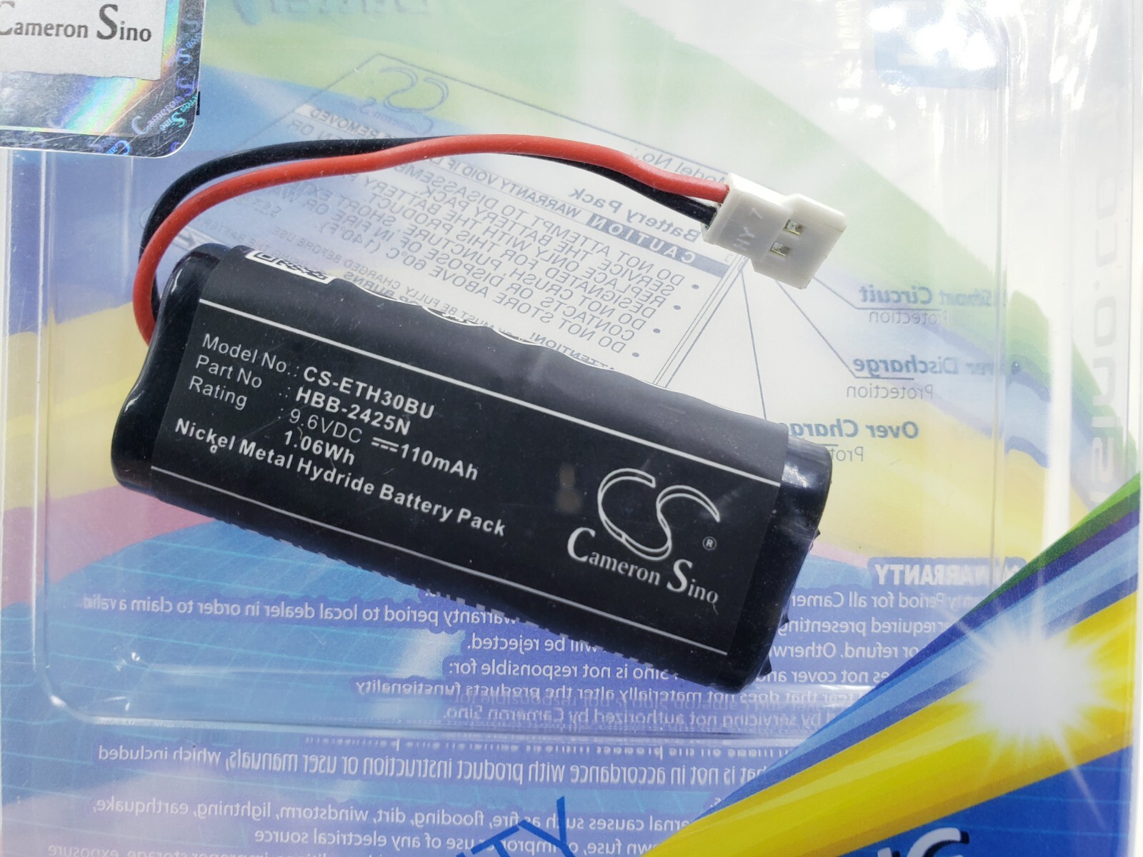 Intermec 2425 2420 Internal Backup Battery Cameron Sino CH-ETH30BU ...