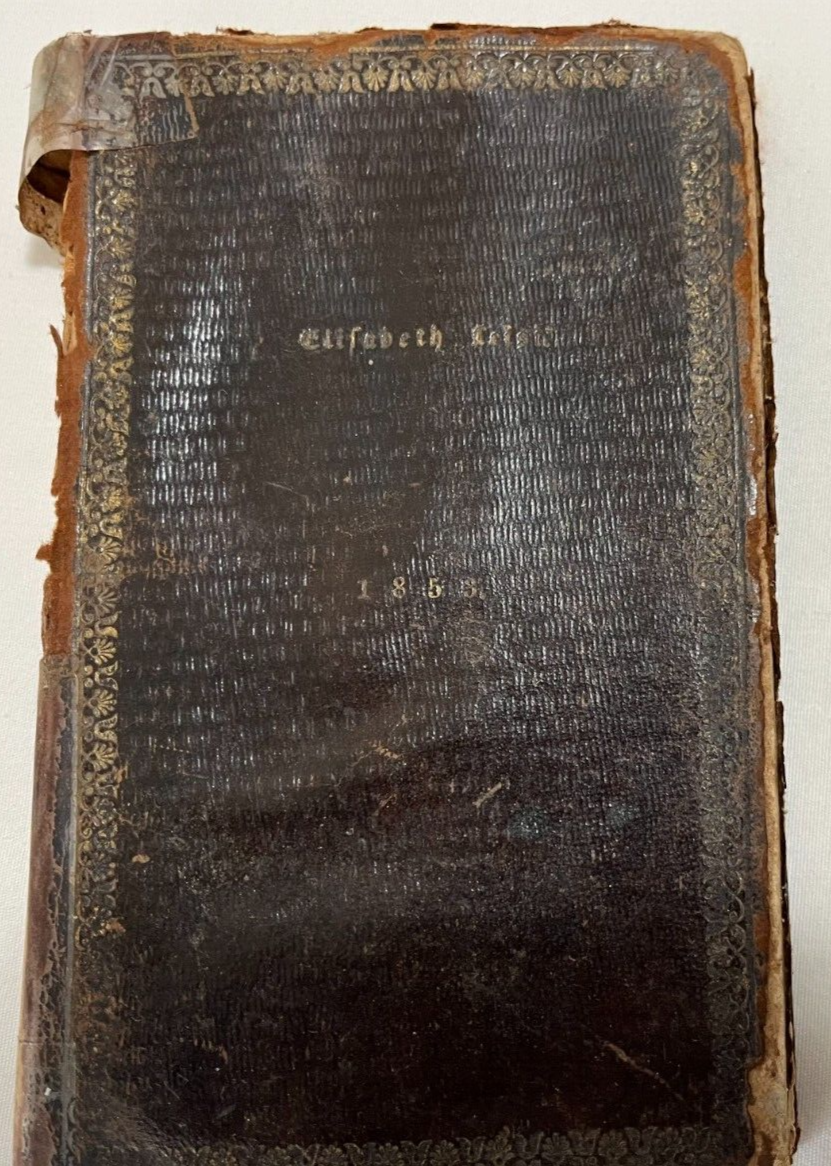 Antique 1853 German Book Gesangbuch Fur Den Gebraud | eBay