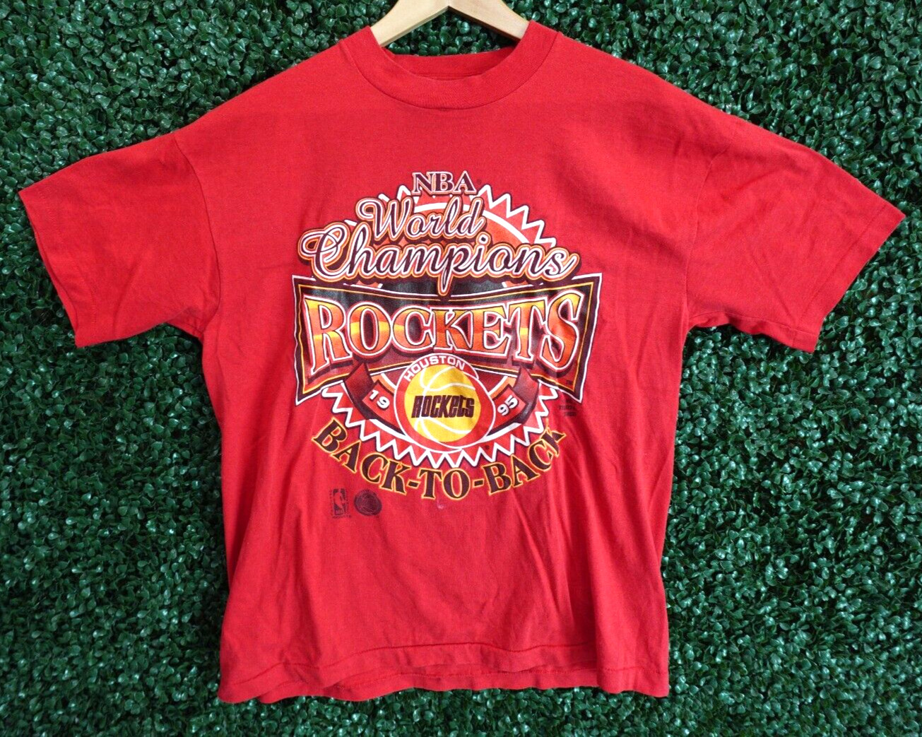 Houston Rockets 1995 NBA World Champions Back to Back… - Gem