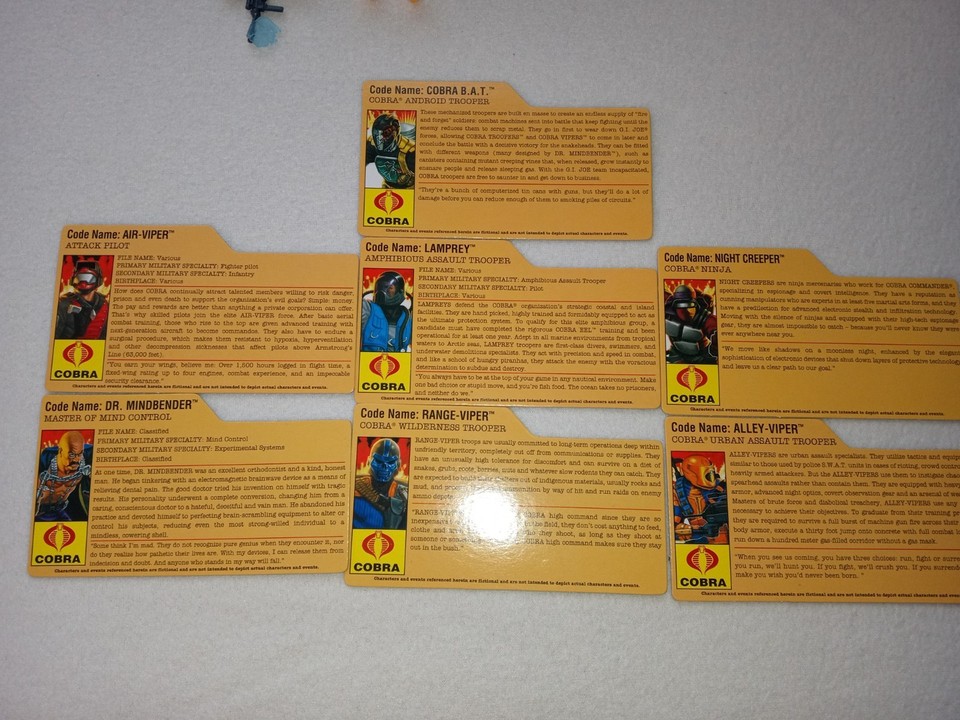 Hasbro Defense of Cobra Island GI Joe 3.75" Cobra Set Complete 💯 | eBay