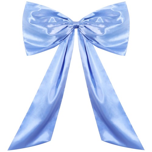 Large Baby Blue Bow Decor 26 x 42 Inch Giant Bow for Car Christmas Tree ...
