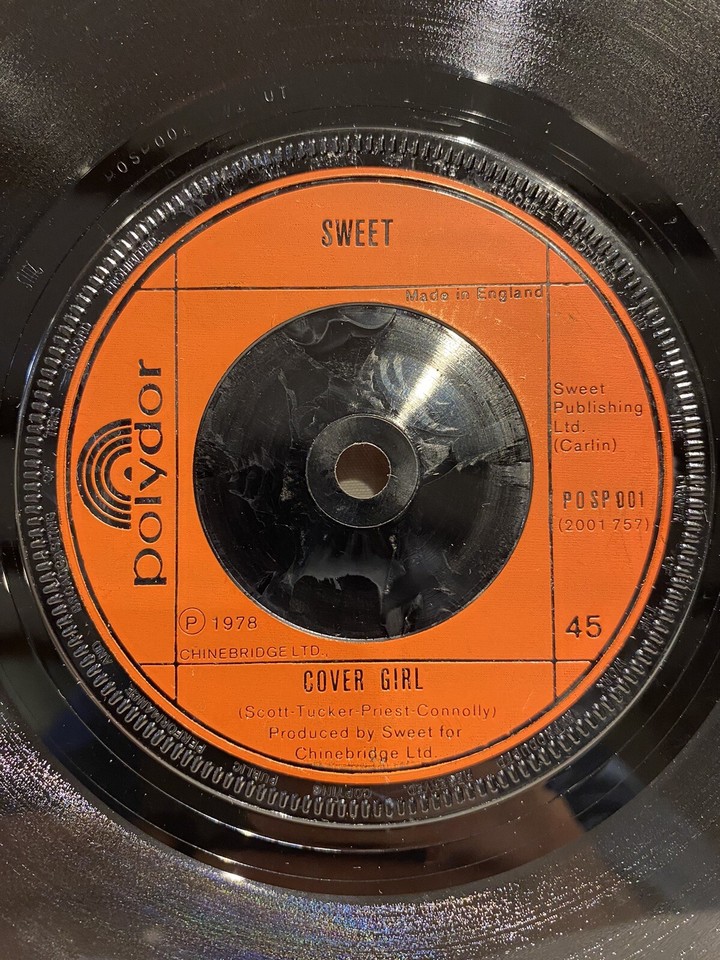 Sweet - Love Is Like Oxygen / Cover Girl - 7" Vinyl Single 1978 Polydor ...