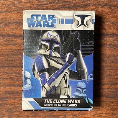 Star Wars The Clone Wars Movie Playing Cards Cartamundi Made in USA | eBay