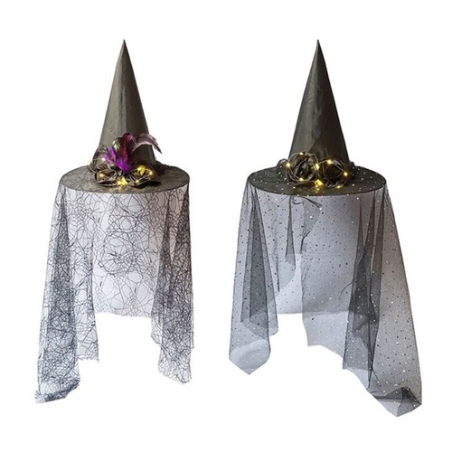 Cobweb Veil Witch Hats Wizard Costume Accessory for Halloween Party ...