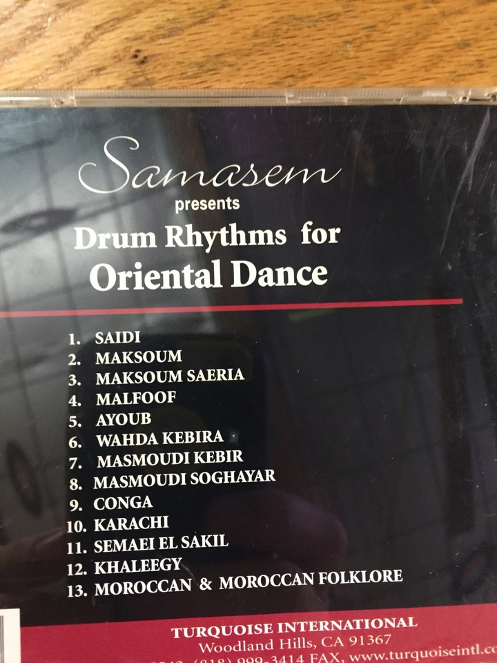 SAMASEM presents Drum Rhythms for Oriental Dance-----cd 15882022422| eBay