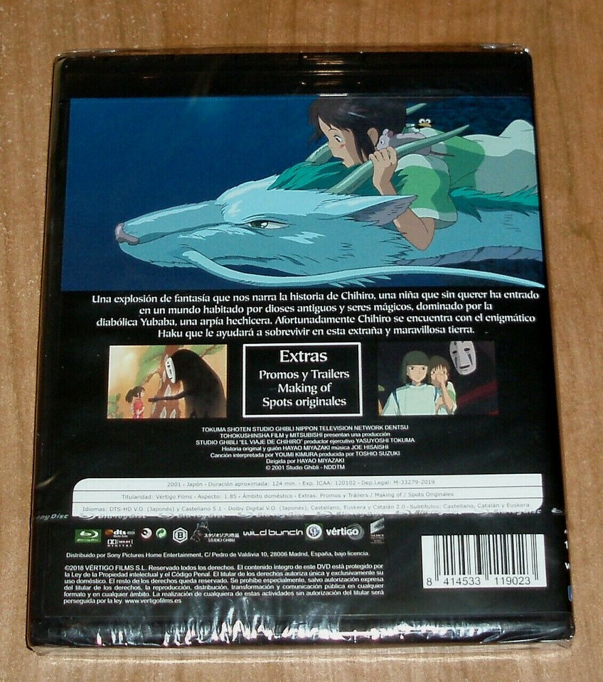 Il Viaggio Di Chihiro Blu-Ray Nuovo Sigillato STUDIO GHIBLI Anime ...