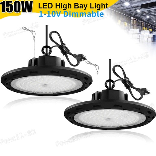 2 Pack 150W UFO Led High Bay Light 150 Watts Commercial Warehouse ...